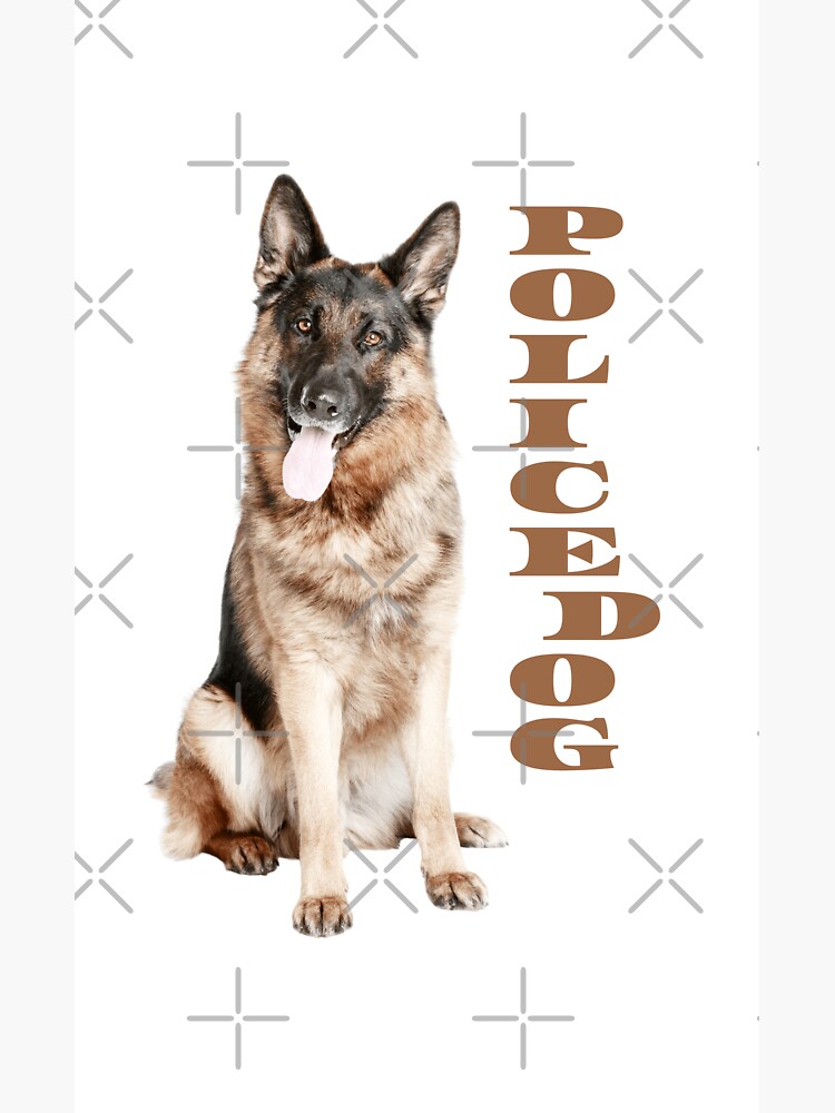 "police dog" Sticker for Sale by yahyalou2022 | Redbubble