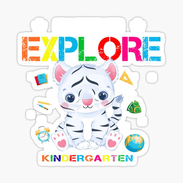"Ready To Explore Kindergarten" Sticker for Sale by Creativemoha ...