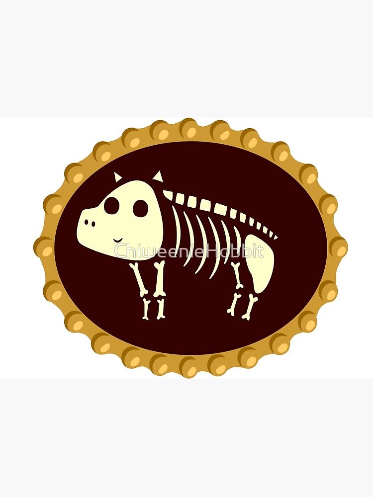"Cute Pig Skeleton Cameo" Poster for Sale by ChiweenieHobbit | Redbubble