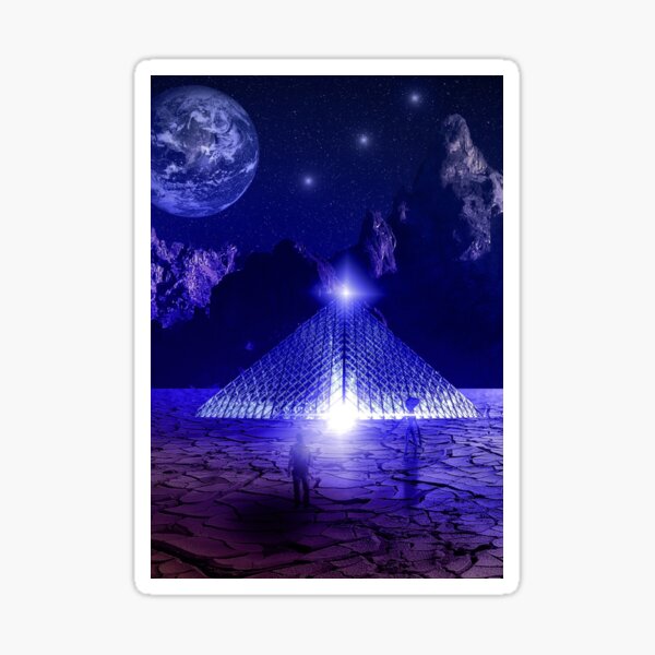 "Galaxy Lab Universe Paralel " Sticker for Sale by Quasarmagnet | Redbubble