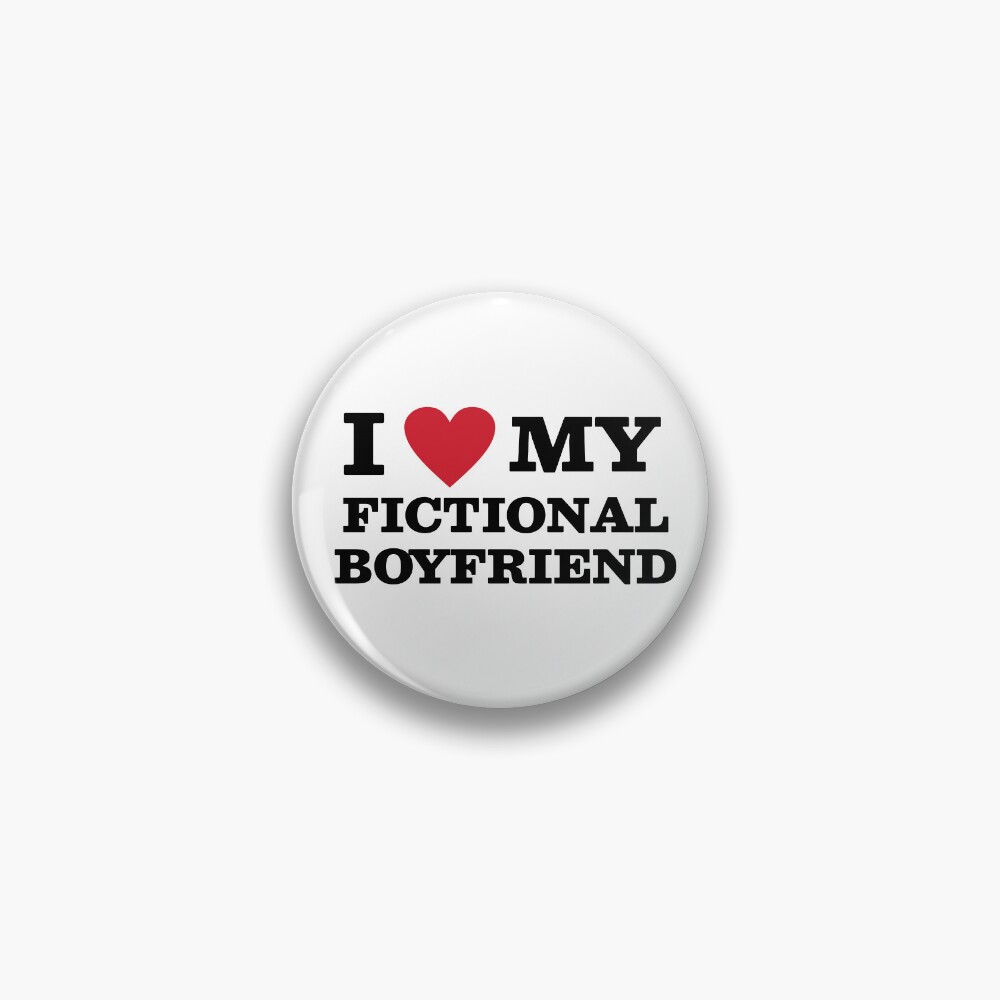 "i love my fictional boyfriend" Sticker for Sale by venusbyliv | Redbubble