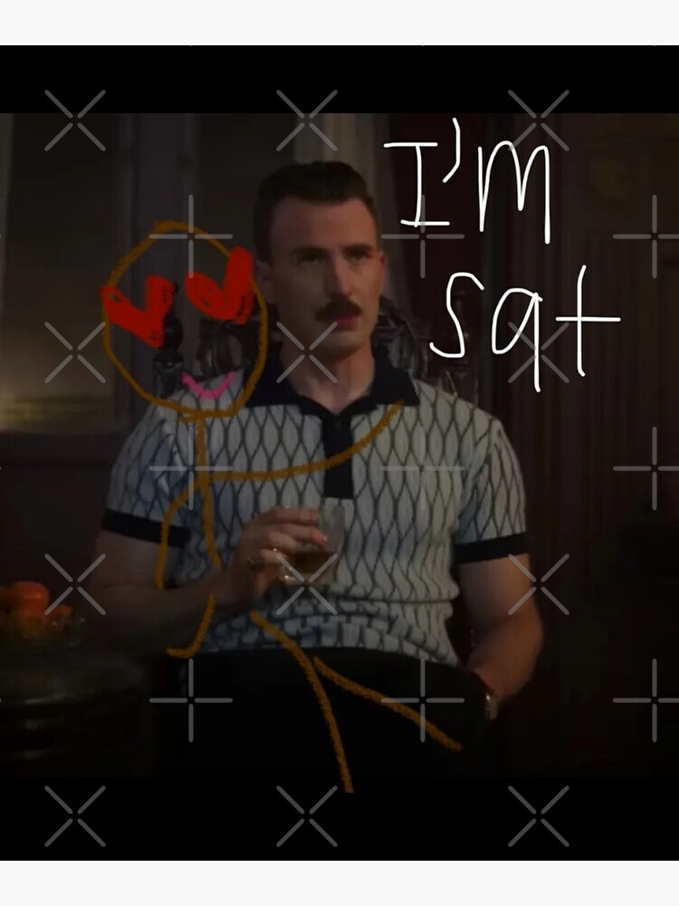 "The Gray Man,meme" Poster for Sale by cynthyaart | Redbubble