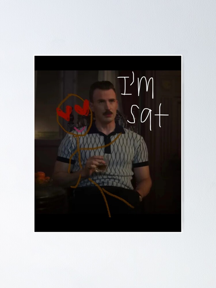 "The Gray Man,meme" Poster for Sale by cynthyaart | Redbubble