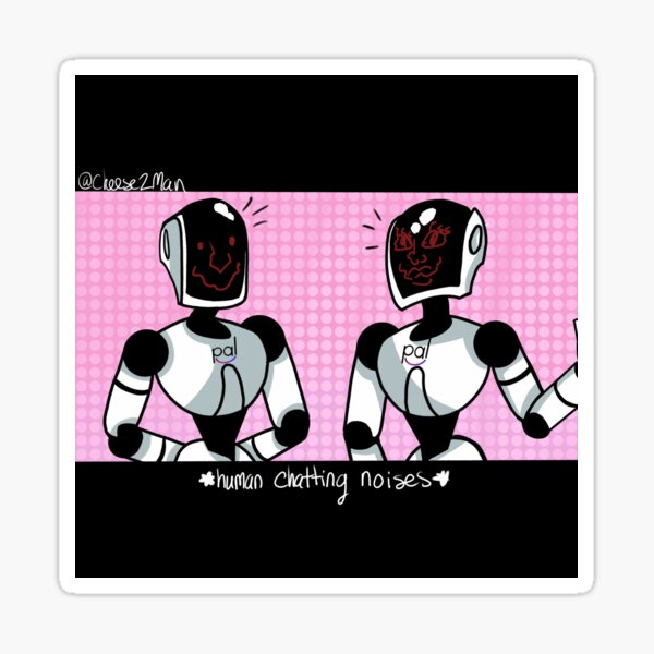 "Deborahbot 5000 and Eric" Sticker for Sale by CheesesShop | Redbubble