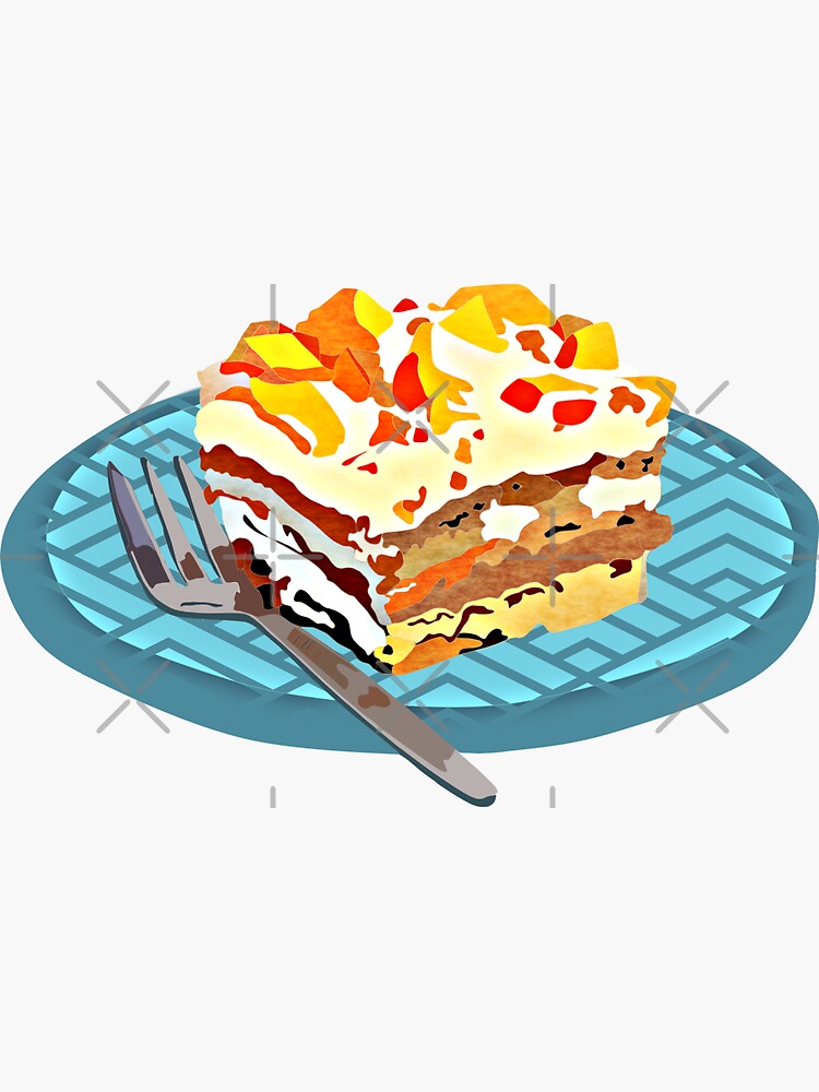 "Cute Graham Food Art" Sticker for Sale by Infinirish | Redbubble