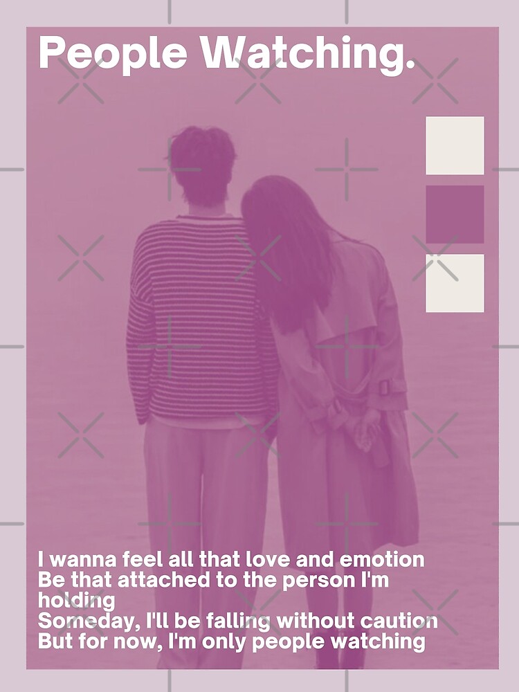 "conan gray people watching" Poster by p20designs | Redbubble