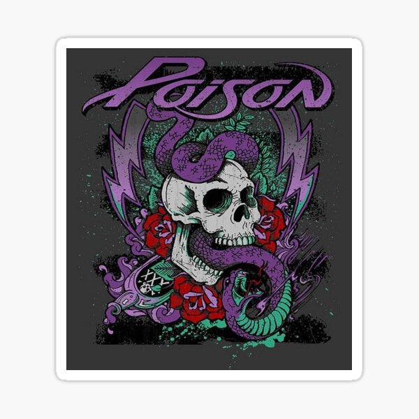 "poison" Sticker for Sale by Teixeira224 | Redbubble