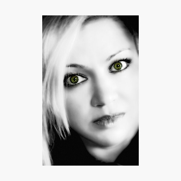 Lámina fotográfica « sus ojos son casi de este color en la luz correcta ...