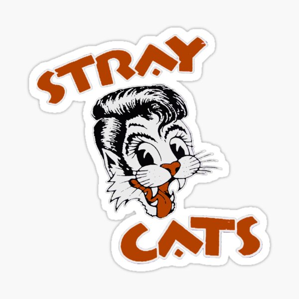 "Stray cat logo" Sticker for Sale by acowin3x | Redbubble