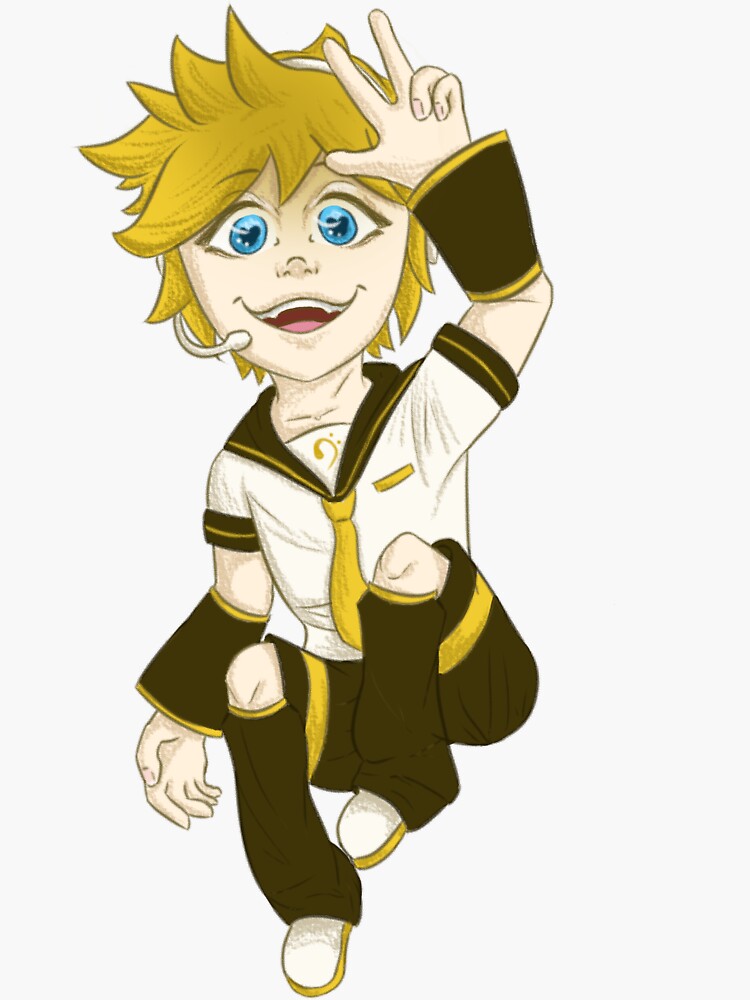 "len kagamine" Sticker for Sale by laynedoll | Redbubble
