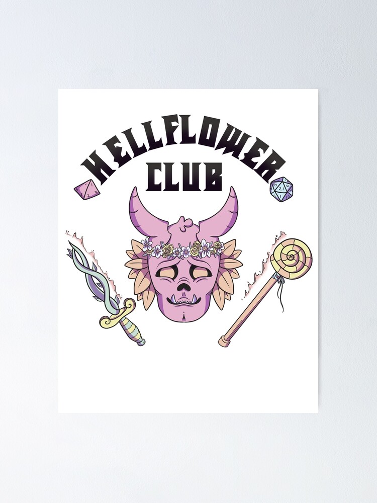 "Hellfire Club - Hellflower Club pastel design" Poster for Sale by ...