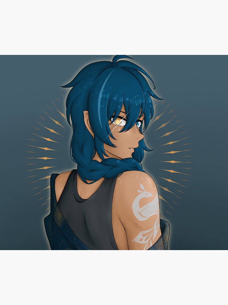 "Fae Prince Kaeya - Genshin Impact AU" Sticker for Sale by onigiriico ...