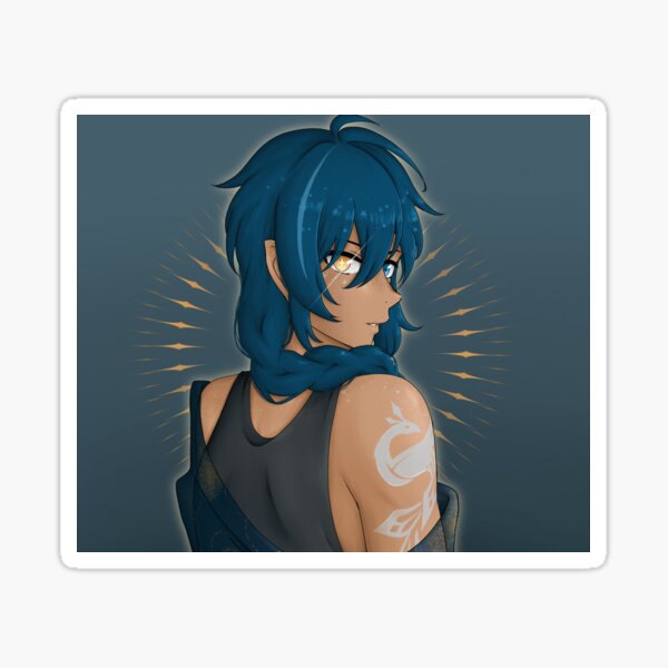 "Fae Prince Kaeya - Genshin Impact AU" Sticker for Sale by onigiriico ...