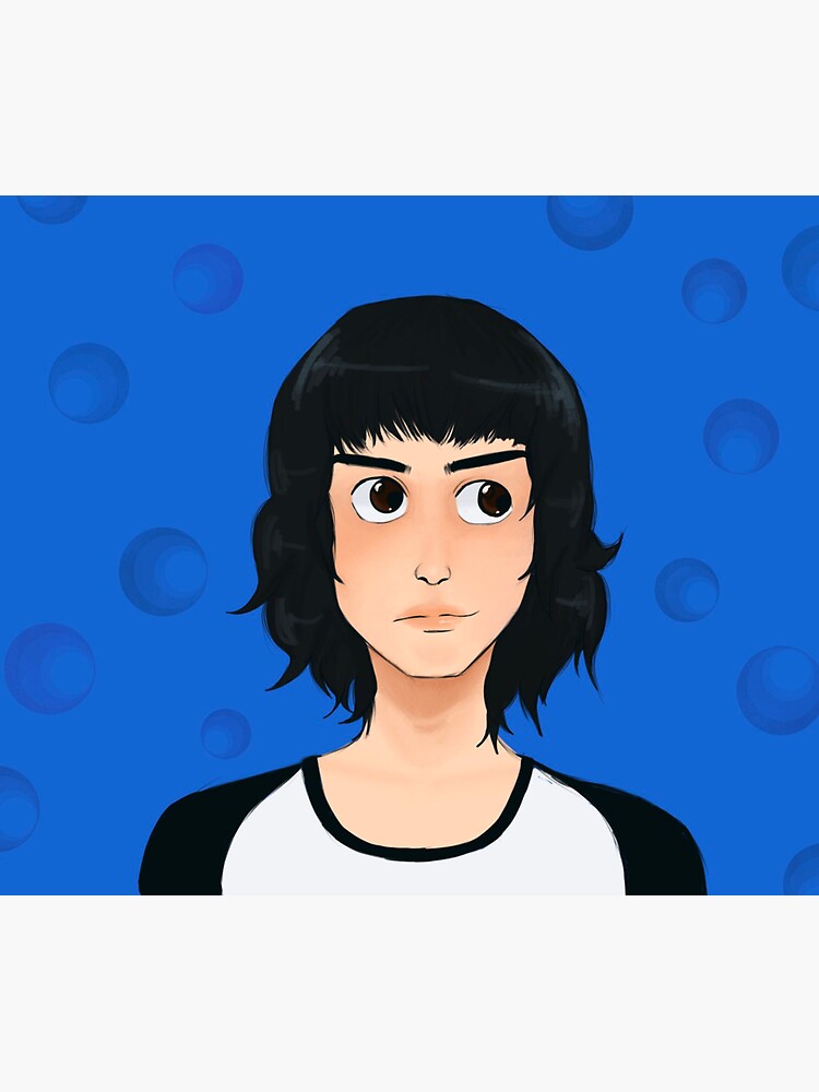 "Mike blue sticker" Sticker for Sale by SCENIC-SUNSETS | Redbubble