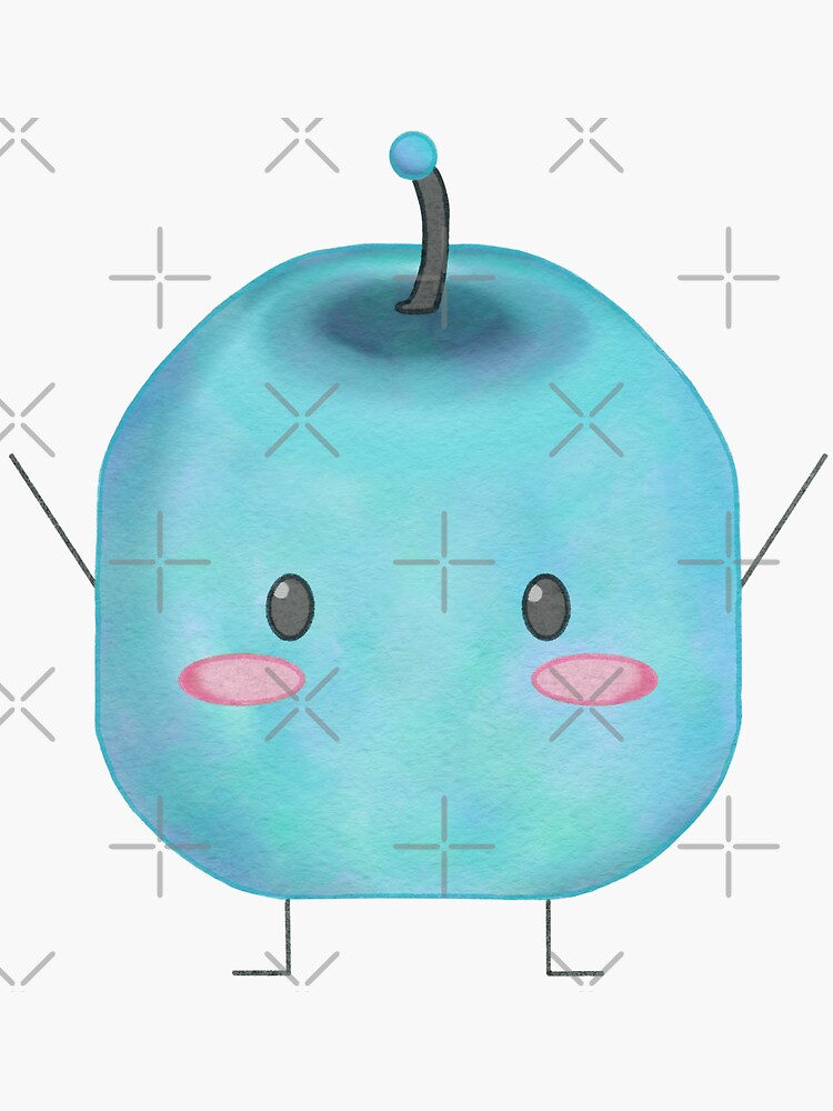 "Blue watercolor Junimo Stardew Valley " Sticker for Sale by Vsiegel93 ...