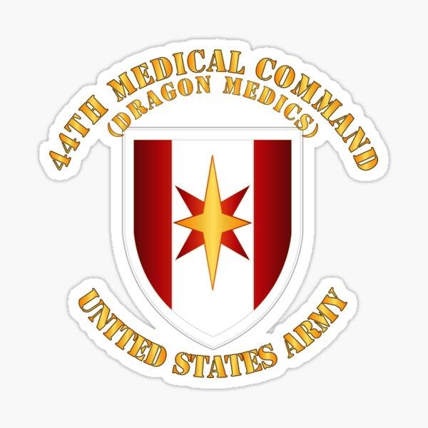 "Army - 44th Medical Command - Dragon Medics" Sticker for Sale by ...