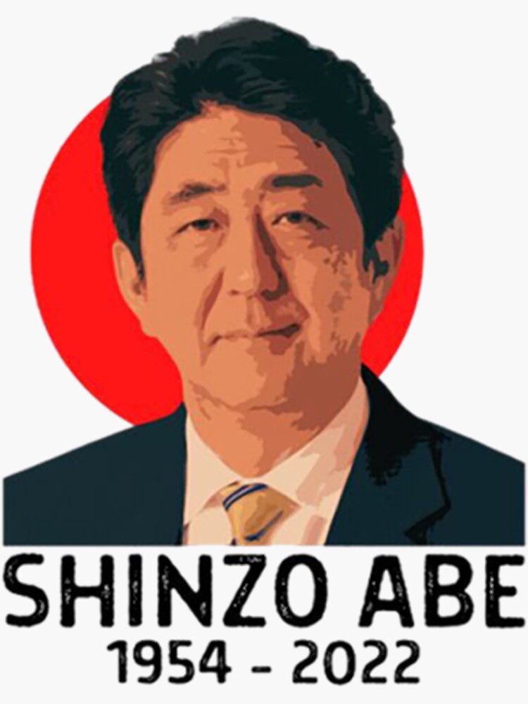 "R.I.P Shinzo Abe" Sticker for Sale by KieraFarrellK | Redbubble