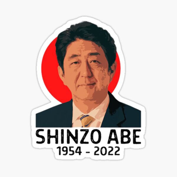 "R.I.P Shinzo Abe" Sticker for Sale by KieraFarrellK | Redbubble