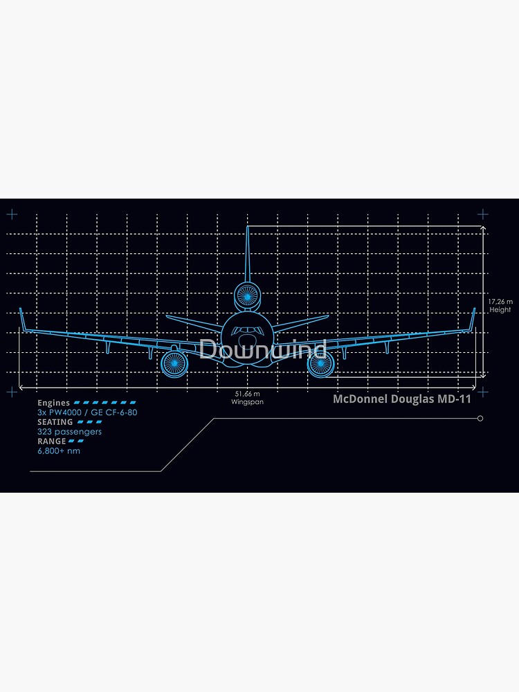 "MD-11 Schematics" Art Print for Sale by Downwind | Redbubble