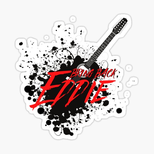 "Bring Back Eddie" Sticker for Sale by HomeCanvas | Redbubble