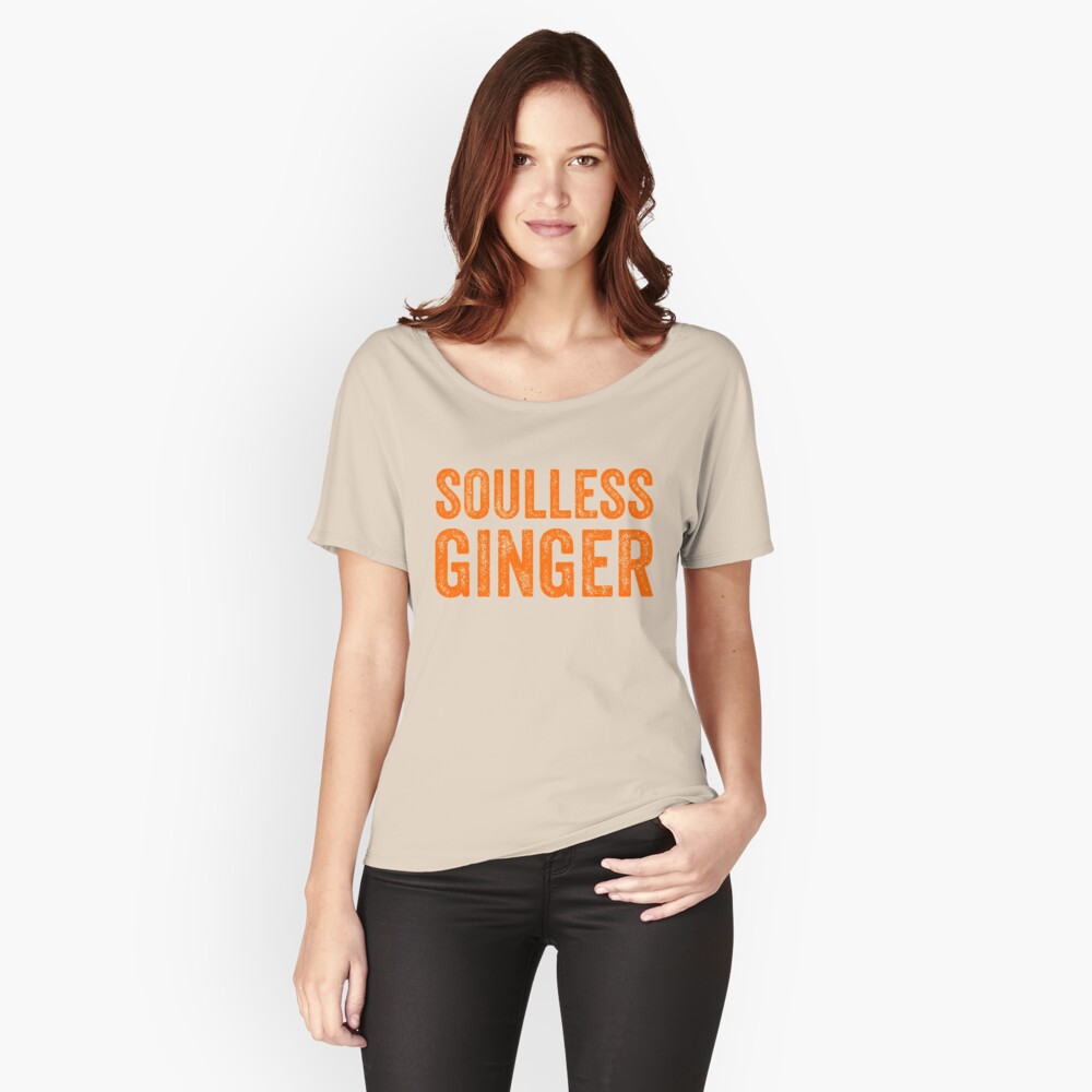 "Soulless Ginger - Funny Ginger T-Shirts Gift" Sticker for Sale by ...