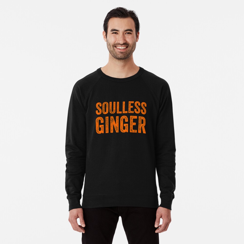 "Soulless Ginger - Funny Ginger T-Shirts Gift" Sticker for Sale by ...