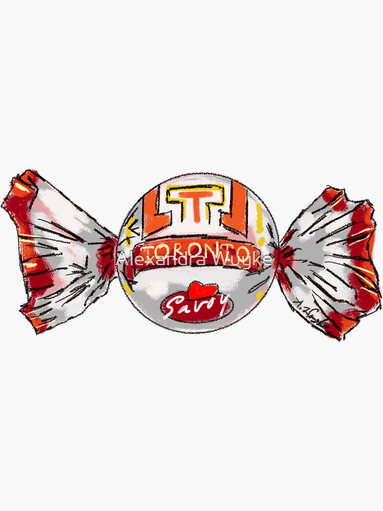 "Venezuelan Chocolate, Toronto, Sticker" Sticker for Sale by AWuykeArt ...