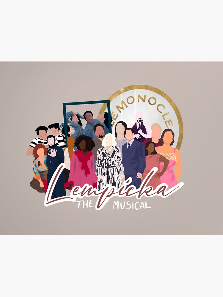 "Lempicka (the Musical)- Cast" Sticker for Sale by Lea-Artistry | Redbubble
