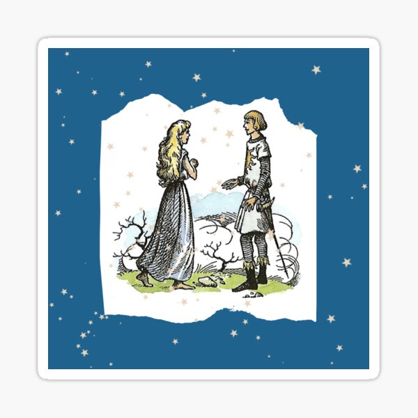 "Caspian and Liliandil" Sticker for Sale by Madie-RW | Redbubble