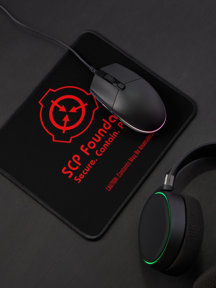Mauspad for Sale mit "Logo der SCP Foundation Rot" von Omnavis | Redbubble