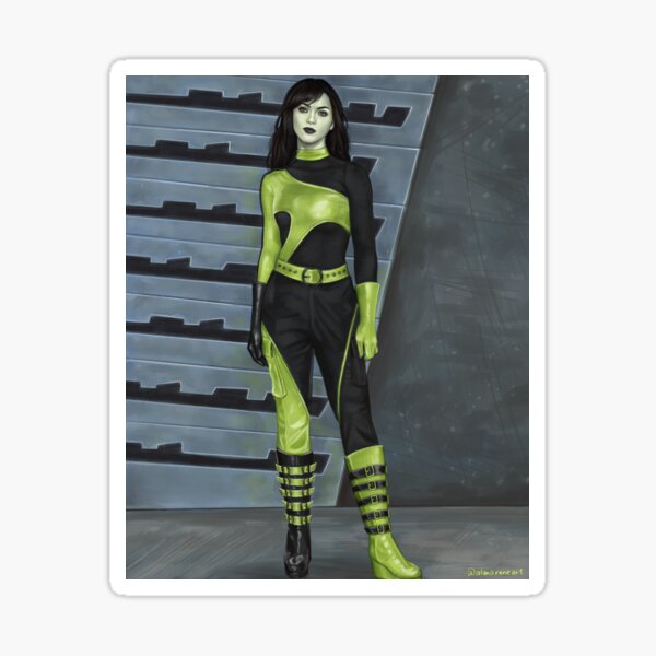 "Y2K Goth Shego" Sticker for Sale by AlanaReneArt | Redbubble