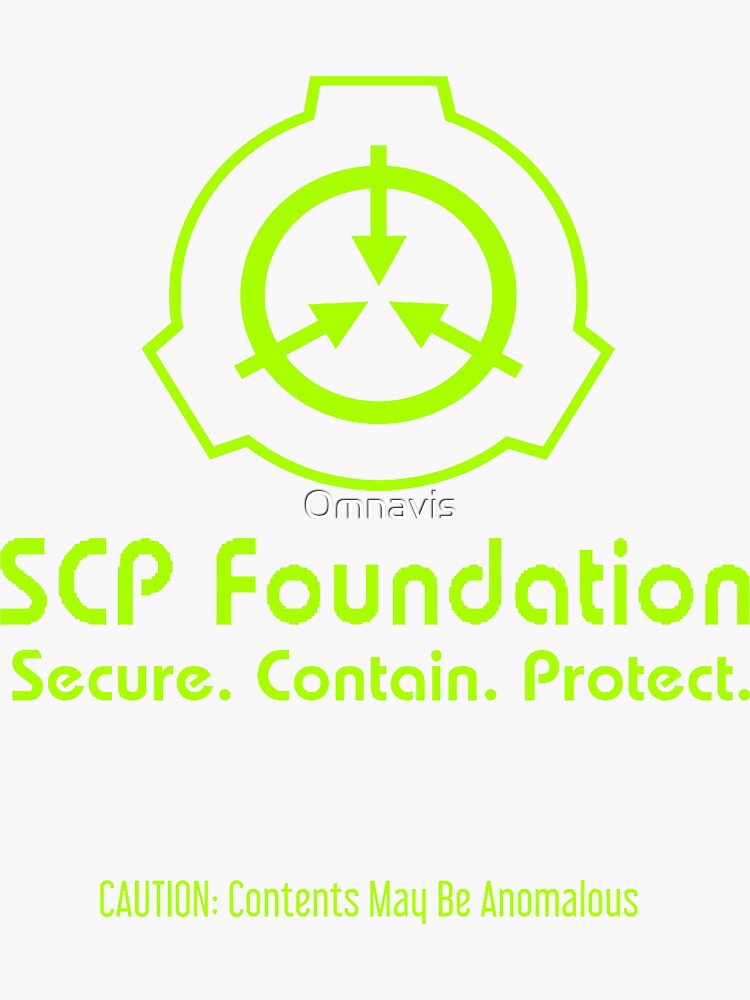 Pegatina «Logotipo de la Fundación SCP Verde» de Omnavis | Redbubble