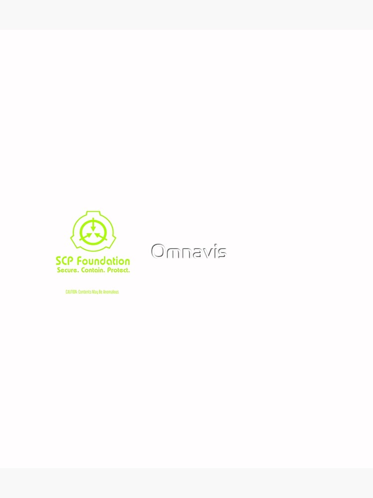 SCP Foundation Logo Green (White) Backpack sold by Brandon Adams | SKU ...