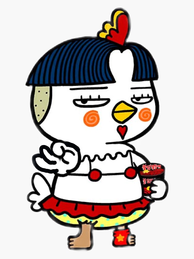 "Buldak Ramen " Sticker for Sale by Fumojo | Redbubble