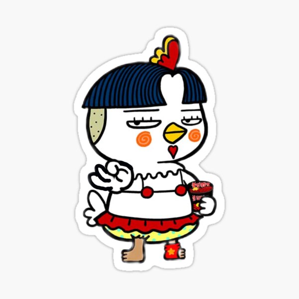 "Buldak Ramen " Sticker for Sale by Fumojo | Redbubble