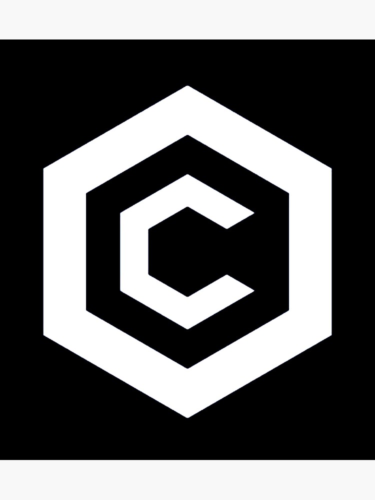 "Cronos Logo Black and White" Sticker for Sale by Skoden42 | Redbubble