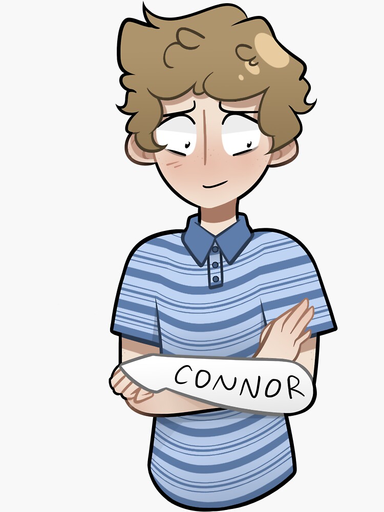 "Evan" Sticker for Sale by Bristlestream | Redbubble