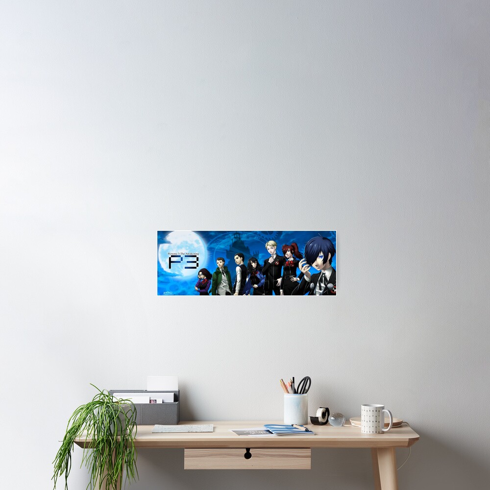 "Persona 3: The Awakening Banner" Poster for Sale by Hayatetsujimoto ...