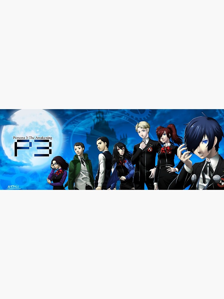 "Persona 3: The Awakening Banner" Poster for Sale by Hayatetsujimoto ...