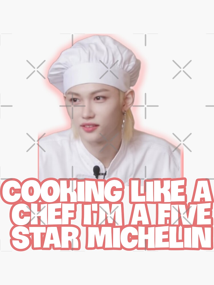 "Stray kids Felix cooking like a chef" Sticker for Sale by Monahh98 ...