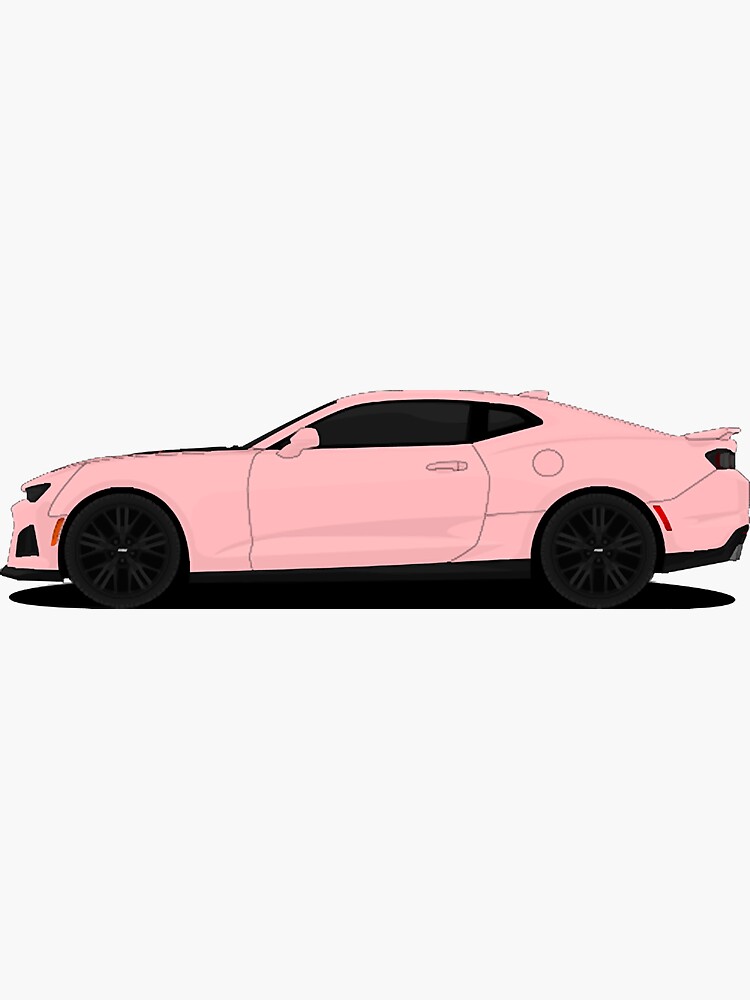 "CAMARO PINK " Sticker for Sale by PhillipCo64597 | Redbubble