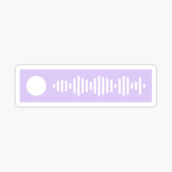 "The Archer Spotify Code - Taylor Swift Lover" Sticker for Sale by ...