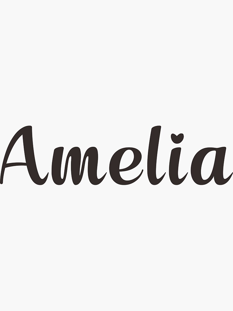 "Amelia" Sticker for Sale by 99Posters | Redbubble