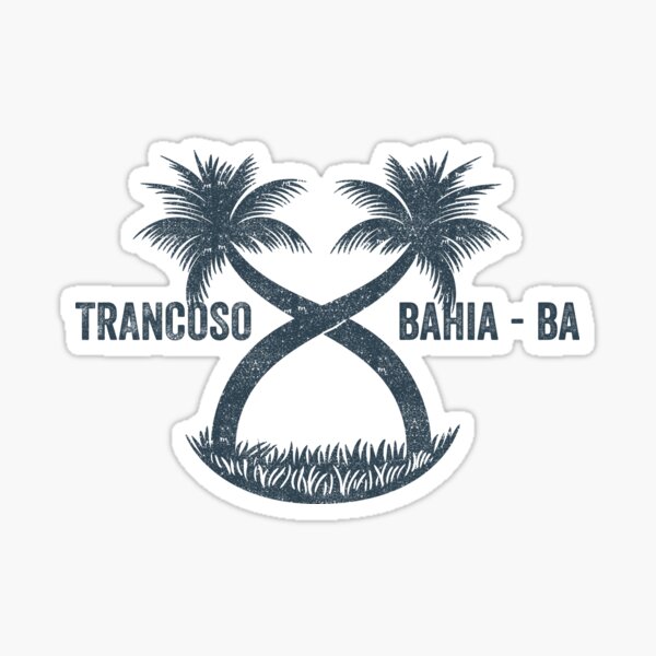 "Trancoso, Bahia. Brazilian paradise city." Sticker for Sale by ...