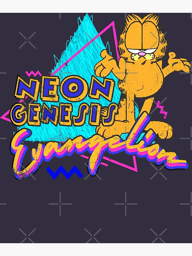 "Bright People Interested Audience Garfield Neon Genesis Evangelion ...