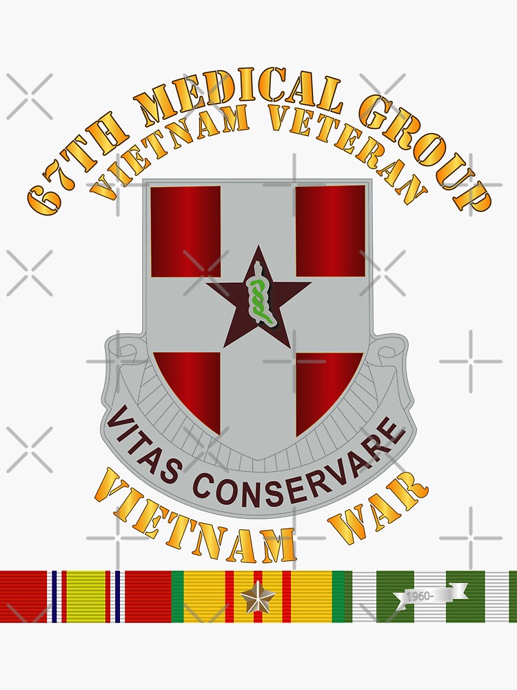 "Army - 67th Medical Group - Vietnam Vet" Sticker for Sale by ...