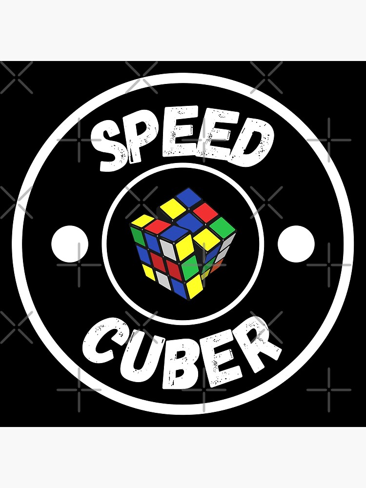 Póster «Speed Cuber (redondeado invertido)» de kfrazier4jf | Redbubble