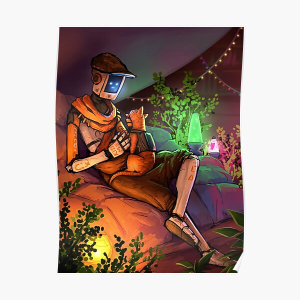 "stray game art" Poster for Sale by Garnettee | Redbubble