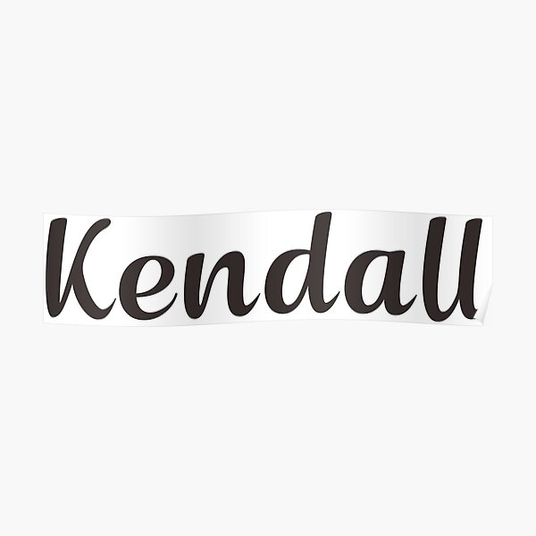 "Kendall" Poster for Sale by 99Posters | Redbubble