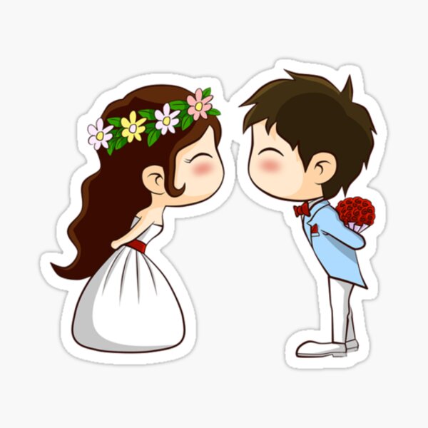 " Marriage proposal Wedding Significant, Cartoon married couple ...